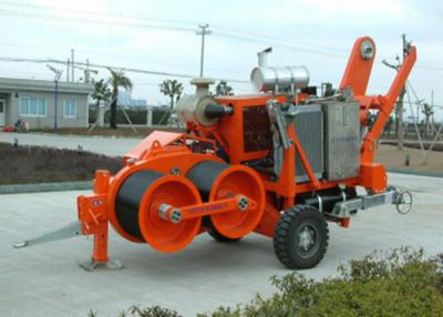 China Hydraulic Cable Puller Winch with 220KN Capacity, Infinitely Variable Speed, and Automatic Overpull Protection for Cable Stringing Equipment for sale