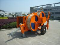 China 40kN Max Tension Hydraulic Tensioner with 5 Groove Bullwheel for Conductor Stringing Equipment for sale