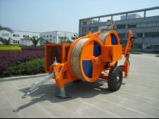 China 40kN Max Tension Hydraulic Tensioner with 5 Groove Bullwheel for Conductor Stringing Equipment for sale