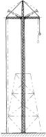China Tower Erection Inner - suspended Swivel Gin Pole With Double Frame for sale