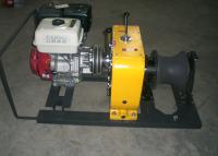 China 8 Tons Gasoline Engine Powered Winch   Equipment With ISO 9001:2008 Certificate for sale