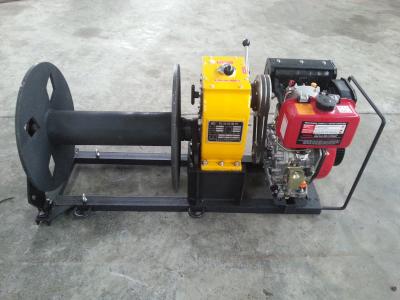 China Diesel Engine Powered Cable Pulling Winch Machine for sale