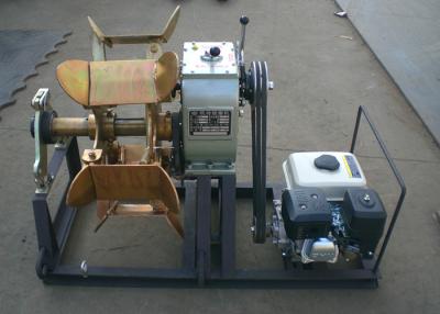 China High Efficiency 30KN Cable Winch Puller / Wire Winch With Gasoline Engine for sale