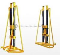 China 5 - 10 TON HYDRAULIC ADJUSTABLE WIRE REEL JACK STANDS WIRE PAY OFF STAND for sale