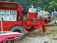 China Hydraulic Cable Puller Winch with 220KN Capacity, Infinitely Variable Speed, and Automatic Overpull Protection for Cable Stringing Equipment for sale