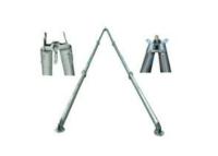 China Aluminum alloy tubular gin pole for sale