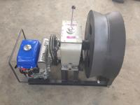 China 3 Ton 600 Diameter Cable Capstan Pulling Winch with Yamaha Gasoline Engine for Cable Stringing for sale