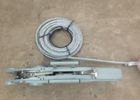 China Hand Operated 0.8 - 5.4T Wire Rope Hand Winch Hoist Lever with 20 meter rope for sale