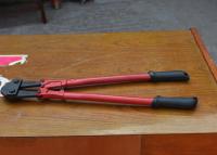 China Carbon Steel Material Manual Operated Wire Rope Cutter High Efficiency for sale