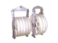 China Cable Pulling Tools 916mm Diameter Conductor Stringing Pulley Blocks for sale