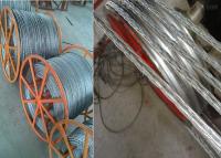 China Anti twisting Braided Steel Wire Rope Conductor Stringing Rope 12 Strands 6 Squares 18mm for sale