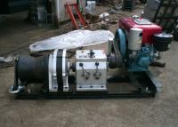 China Cable Winch Puller 5 Ton Diesel Engine Fast Speed Winch Belt Driven for sale