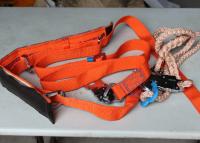 China High Tenacity  Polyester Full Body Safety Belt with Safety Rope / lanyard for sale