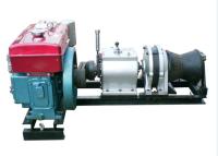 China Cable Pulling Winches 5 Ton Variable Speed Diesel Power Winch For Tower Erection for sale