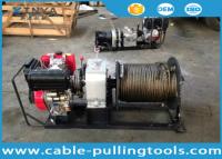 China 3 Ton Fast Speed Diesel Engine Cable Pulling and Hoisting Winch Machine for sale