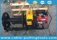 China 3 Ton Fast Speed Diesel Engine Cable Pulling and Hoisting Winch Machine for sale