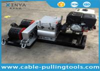 China 50KN Double Drum Fast Speed Winch Cable Pulling and Laying with Gasoline Engine for sale