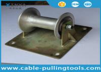China Aluminum Straight Line Cable Pulley Wheels Cable Roller Trech Roller for Releasing the Cable for sale