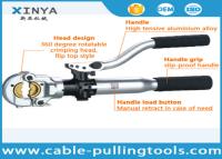 China 60 KN Output Manual Hydraulic Cable Lug Crimping Tool with Safety Valve for sale
