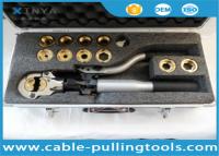 China 60 KN Output Manual Hydraulic Cable Lug Crimping Tool with Safety Valve for sale