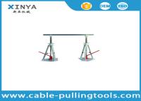 China Stringing Tools 30-50KN Lever Type Cable Drum Simple Reel Pay-off Stand for sale