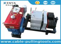 China Double Drum Hoist Winch 5 Ton with Diesel Engine for tower erection for sale