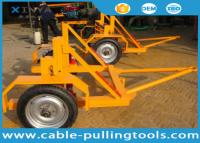China Underground Cable Tools 3-8 Ton Cable Drum Trailer Cable Reel Carrier for Transporting Cable Reels for sale