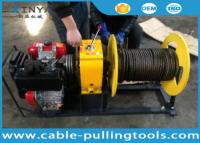 China Cable Pulling Tools 3 Ton Diesel Engine Winch For Pulling Wood for sale