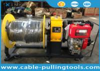 China Cable Pulling Tools 3 Ton Diesel Engine Winch For Pulling Wood for sale