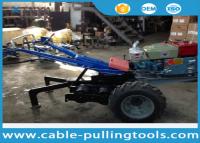 China 5 Ton Double Drum Tractor Winch With Water-Cooled Diesel Engine For Cable Pulling for sale