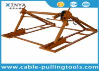 China Integratd Cable Reel Stand With Disc Tension Brake for sale