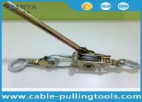 China 1 Ton Capacity Double Hook Wire Rope Puller Manual Cable Puller for Tightening Wire for sale