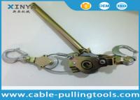 China 1 Ton Capacity Double Hook Wire Rope Puller Manual Cable Puller for Tightening Wire for sale