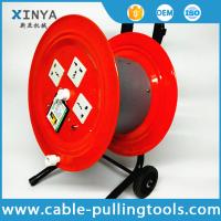 China 220V or 380V Portable Electric Cable Reel  With 30m Cable For Power Construction for sale