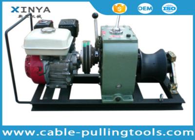 China 3 Ton 30KN Petrol Engine Winch for Heavy Duty Cable Pulling and Power Line Installation for sale