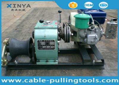 China 3 Ton Variable Speed Pulling Capstan Cable Winch With Diesel Engine for sale