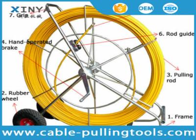 China Epoxy Resin Reinforced Fiberglass Duct Rod with 50-500M Length and 4-16mm Diameter for Cable Pulling for sale