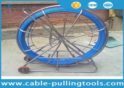 China Non - Conductive Transmission Line Stringing Tools , 16mm 200m Fiberglass Duct Rodder for sale