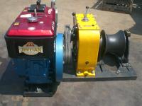 China Heavy Load 80KN Cable Winch Puller For Overhead Line Transmission for sale