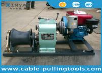 China Small Volume 5 Ton Diesel Engine Powered Winch for Cable Pulling With Belt Driven for sale