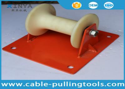 China Straight Line Electric Cable Pulling Roller With Nylon Wheel for Underground Cable Laying for sale