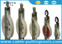 China 15KN Swive Eye Type Cable Roller Pulley With Nylon Wheel 200*60mm for sale