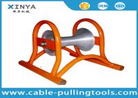 China Straight Line Cable Tray Roller , Trench Roller With Aluminum Wheel for sale
