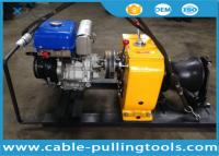 China 8T Petrol Powered Winch For Cable Pulling Project Overhead Line Transmission for sale
