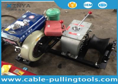 China Safe And Reliable Cable Winch Puller For Tower Erection , 3T Diesel Power Winch for sale