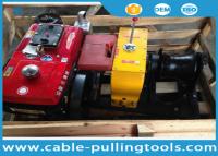 China Steel 8T Diesel Power Cable Winch Puller For Overhead Line Transmission for sale