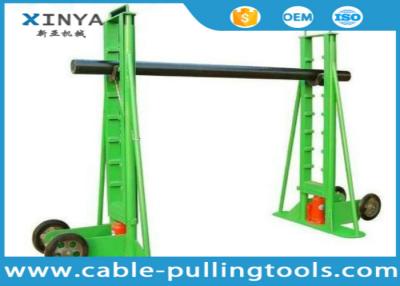 China Underground Cable Tools 5T Hydraulic Cable Reel Elevators for Releasing Cable Drum for sale