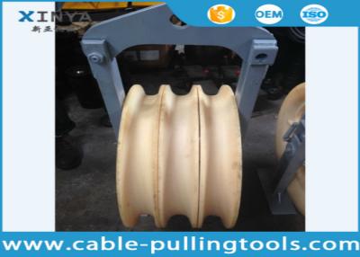 China 3 Sheave 660 mm Diameter Stringing Wire Rope Pulley Block For Pilot Wire Rope for sale
