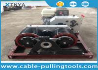 China 5T Honda Gasoline Cable Engine Powered Winch With Double Capstan For Anti Twist Wire Rope for sale