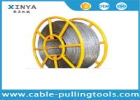 China ISO 22 mm Breakage Tension 320 kN Anti twist Wire Rope Galvanized Steel High Voltage Line Stringing for sale